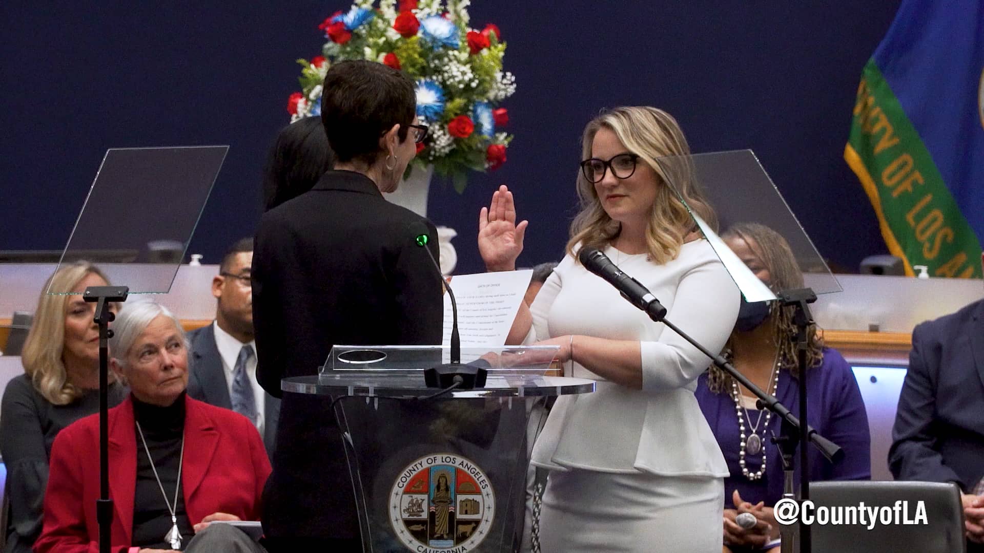 Supervisor Horvath Swearing-in ceremony on Vimeo