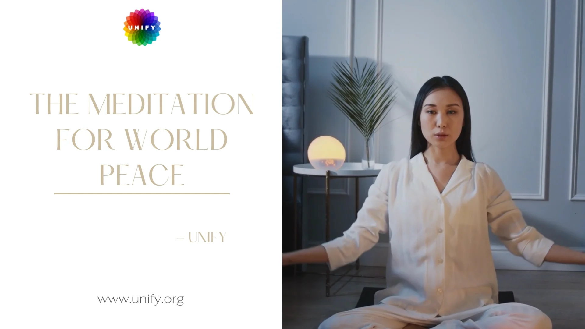 The Meditation for World Peace - Unify.mp4 on Vimeo