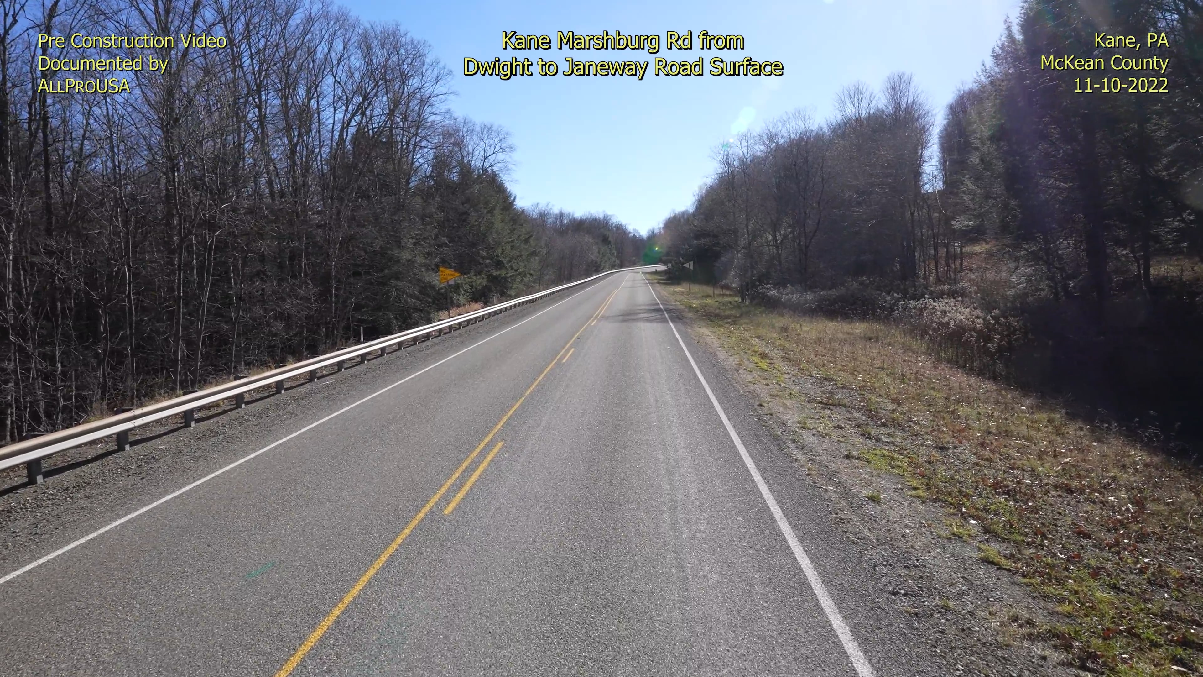 02. Kane Marshburg Rd from Dwight to Janeway - Road Surface on Vimeo