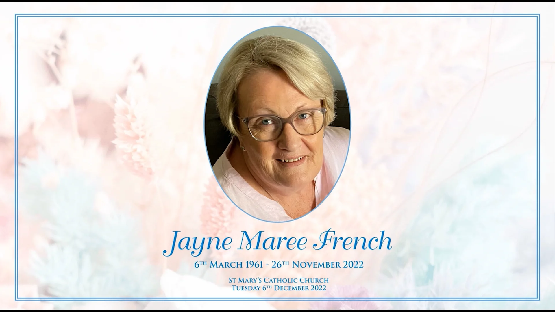 The Funeral of Jayne French_HD.mp4 on Vimeo