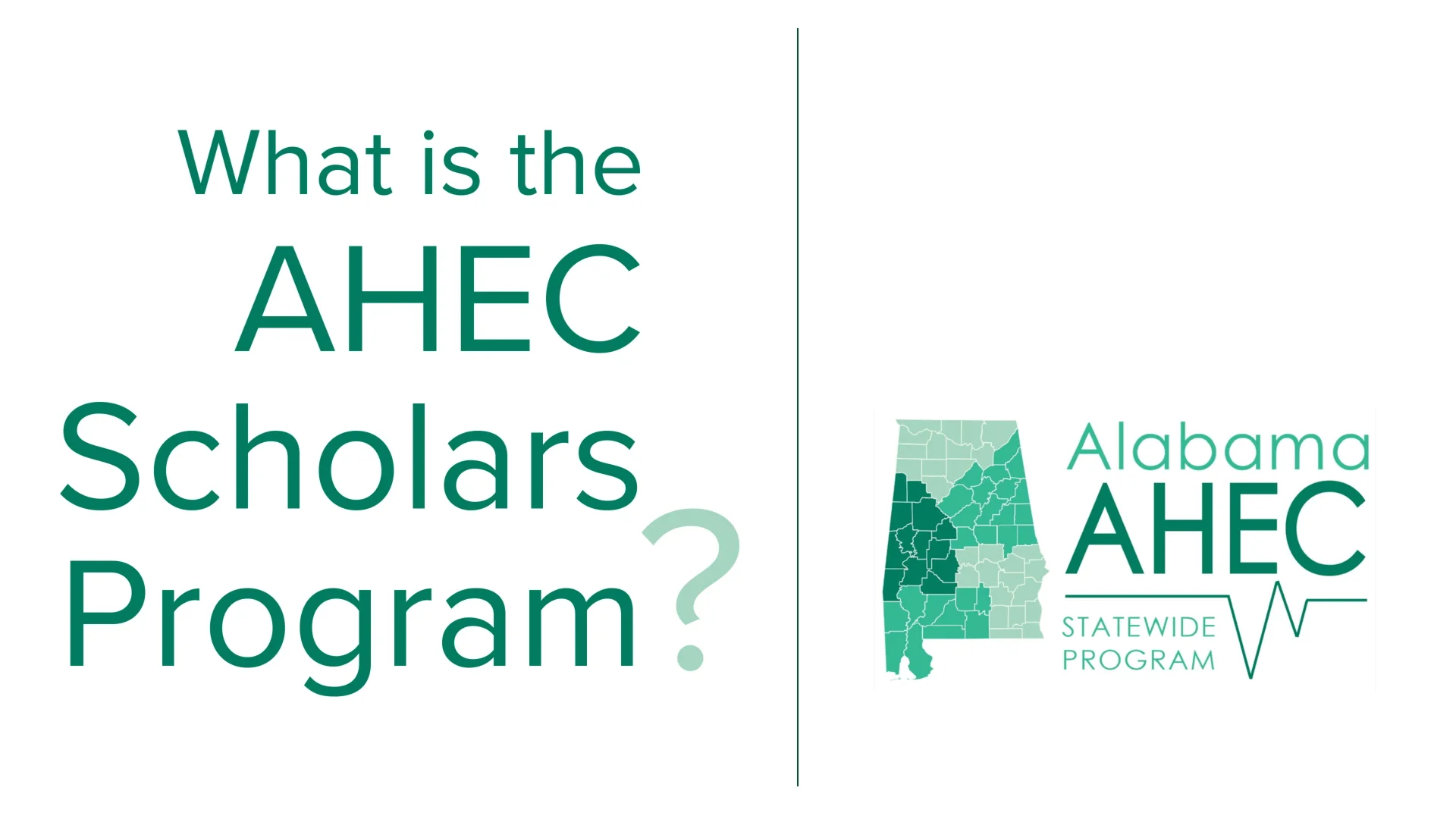 Alabama AHEC: Scholars Program on Vimeo