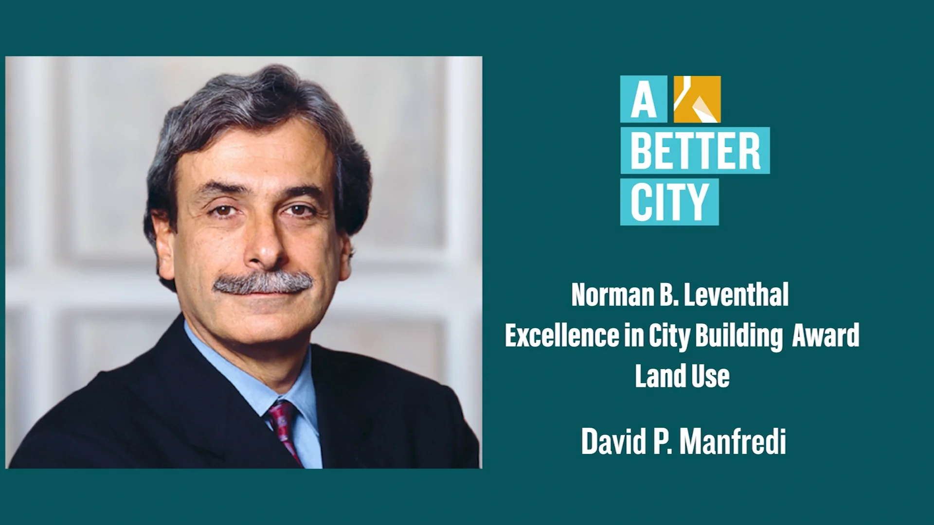 2022 NBL Award (Land Use): David Manfredi