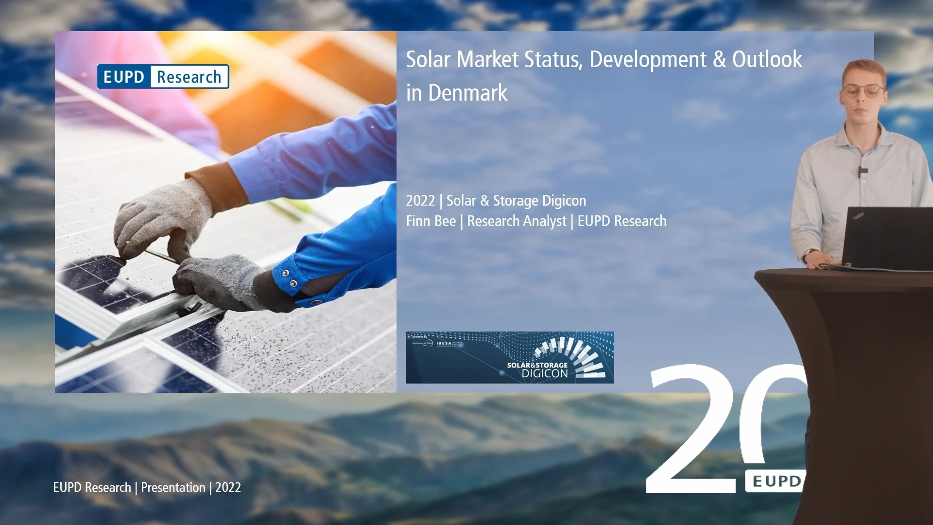 Finn Bee, Research Analyst, EUPD Research, Solar Market Status ...