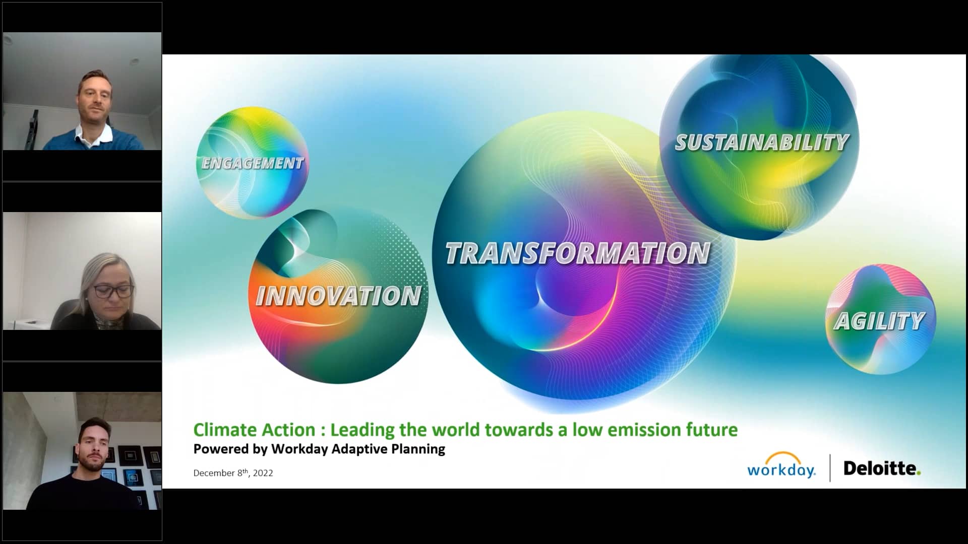 LIVE WEBINAR - Workday & Deloitte - Climate Action - Leading the world ...