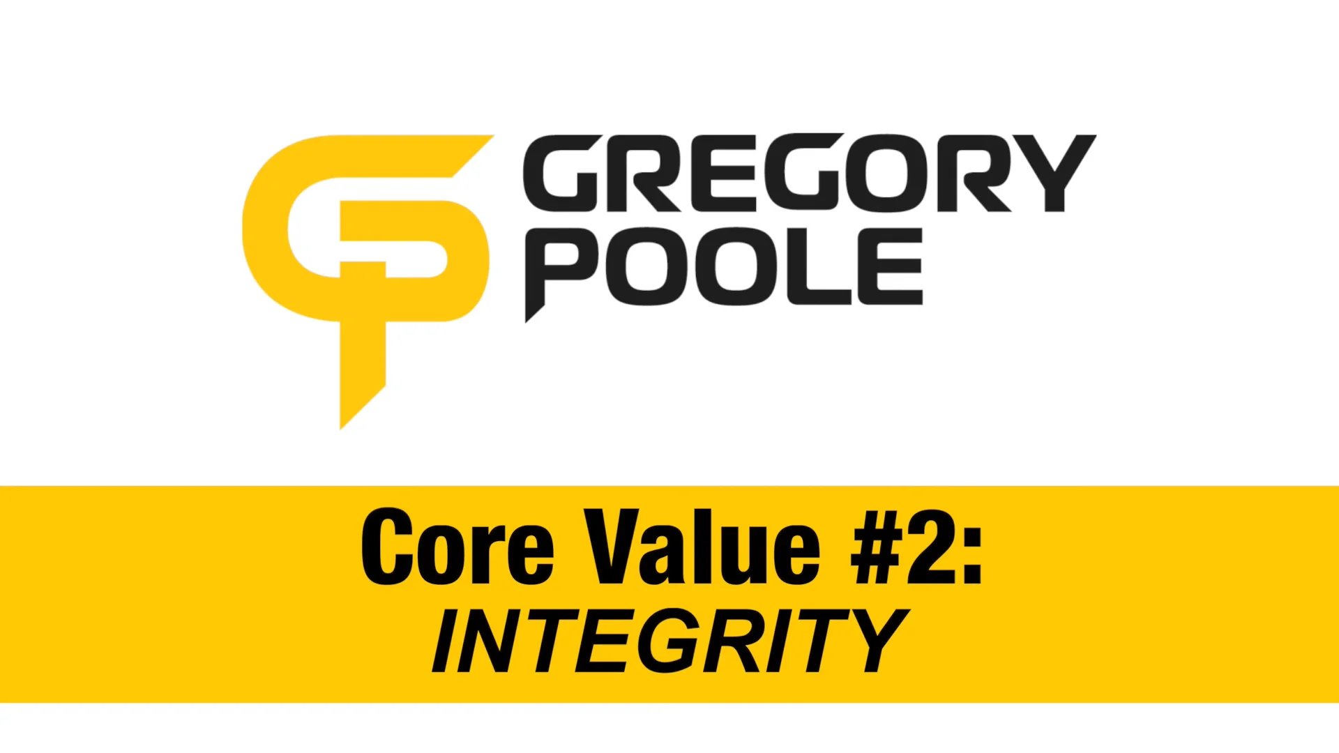 Gregory Poole - Core Value #2 Integrity on Vimeo