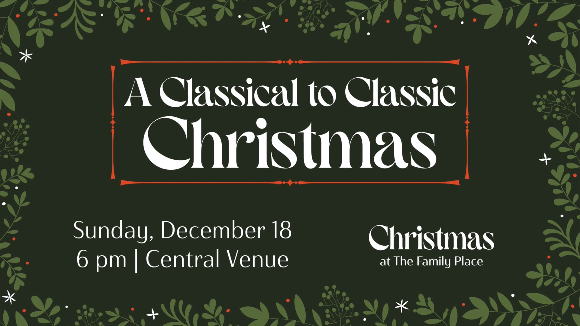 A Classical to Classic Christmas Concert on Vimeo