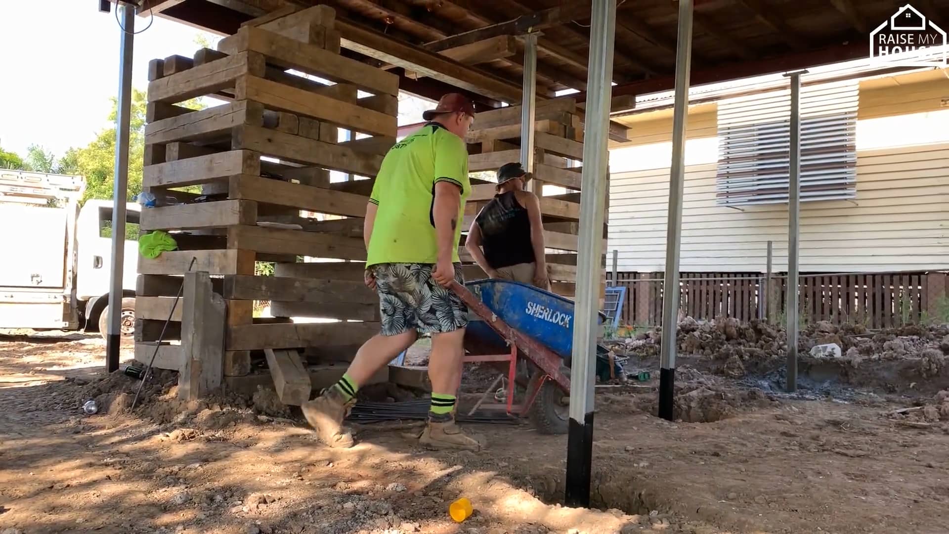 Hang and Pour: 4. Pier holes and starter bar safety on Vimeo