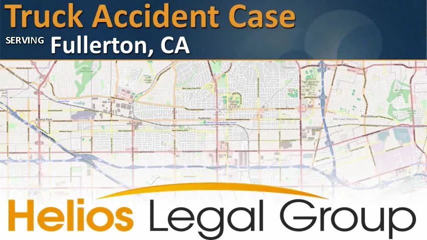 Fullerton Truck Accident Case, California on Vimeo