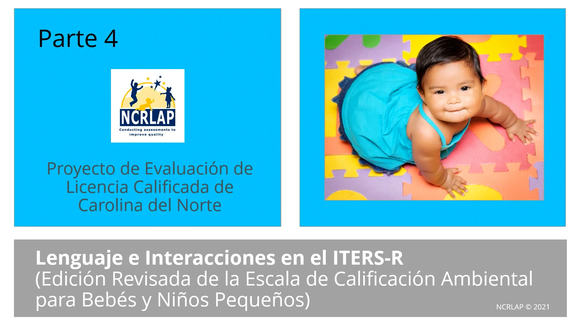 NCRLAP 207: Part 4: Language and Interactions in the ITERS-R (Spanish)