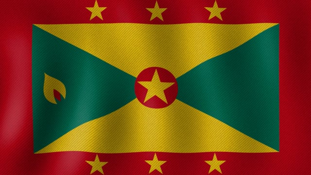 Grenada Flagga Kariber - Free video on Pixabay