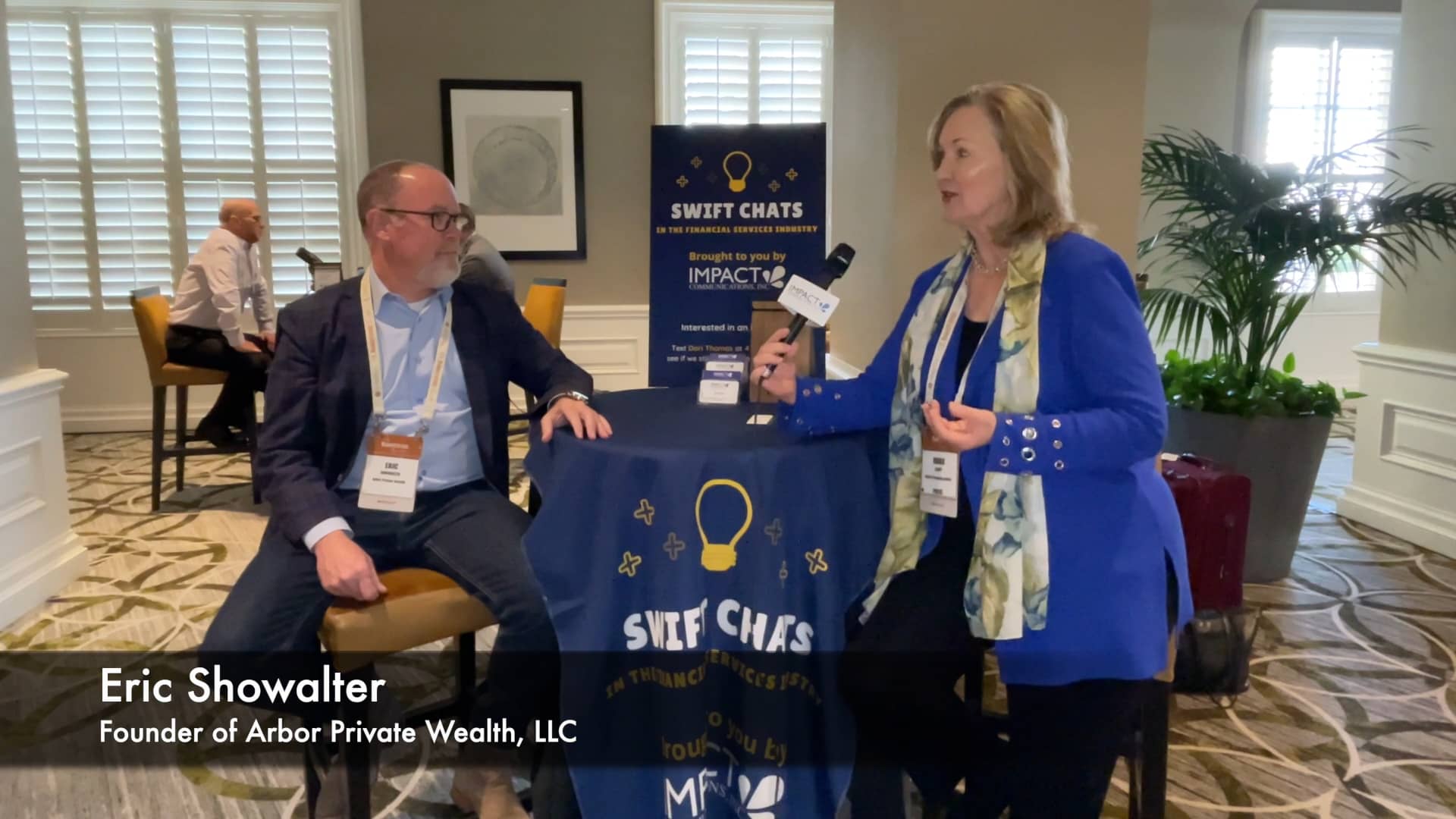 Eric Showalter of Arbor Private Wealth, LLC talks to Marie Swift ...