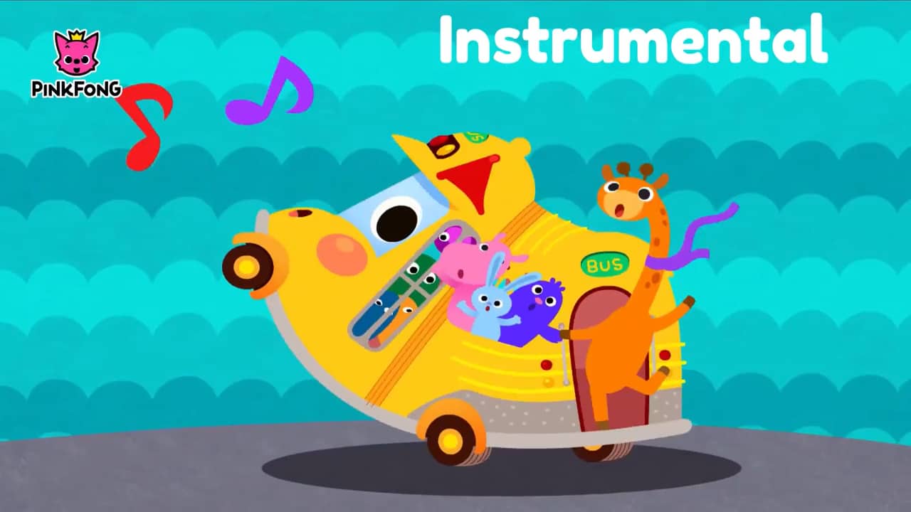 Pinkfong Wheels on the Bus Instrumental / Karaoke | Car Songs ...
