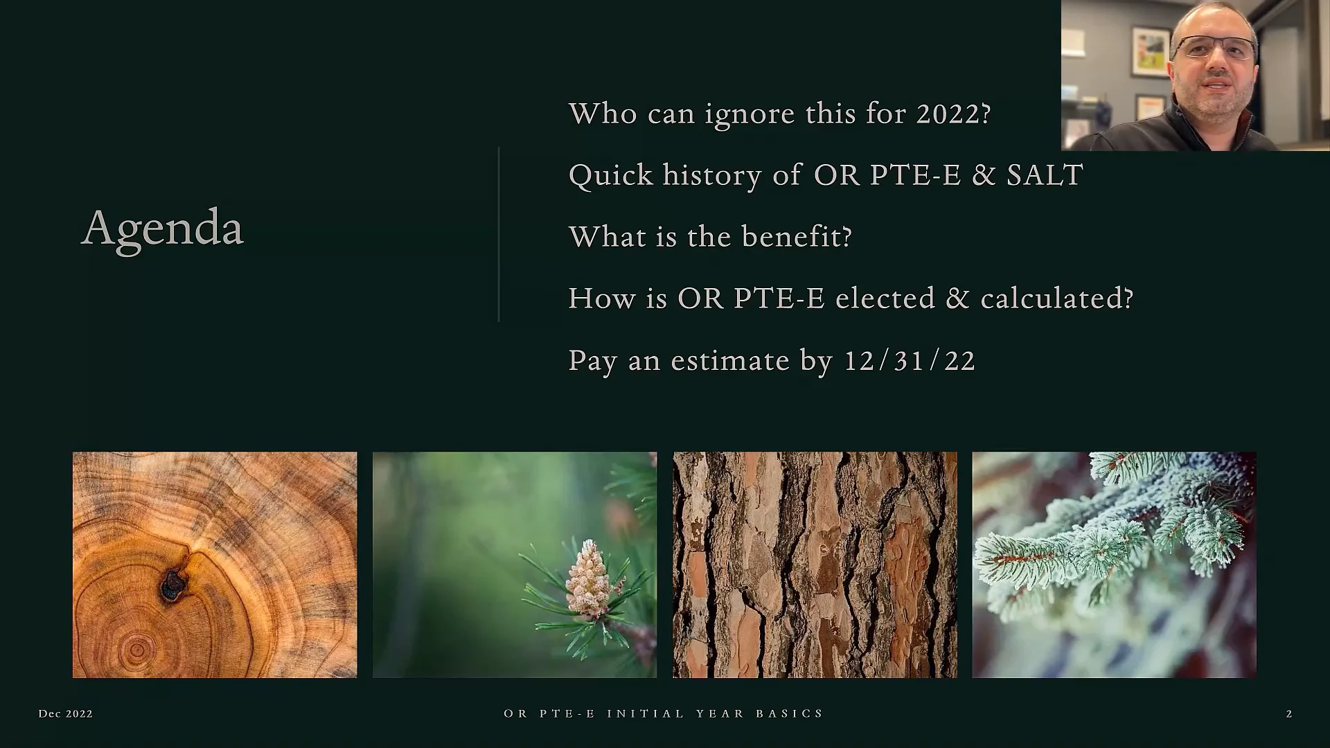 Dec 2022 OR PTE-E Tax Basics - Full, In-Depth Walkthrough on Vimeo