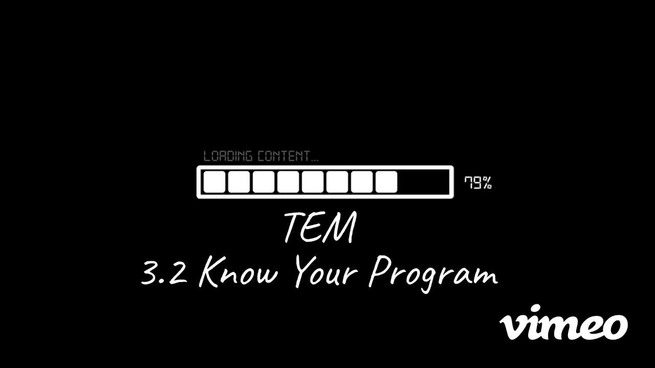 Know Your program on Vimeo