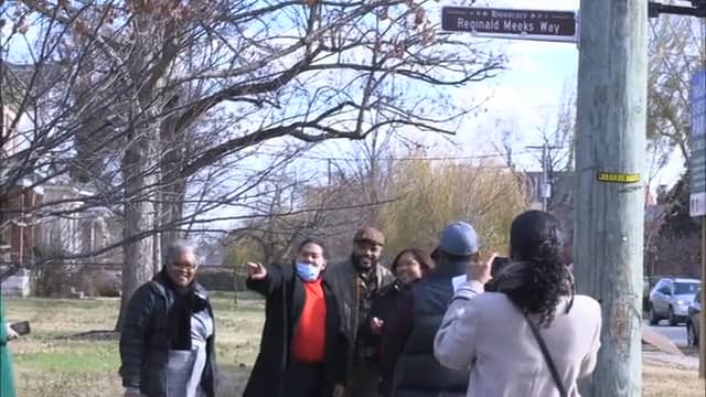 Reginald Meeks Street-Naming Ceremony on Vimeo