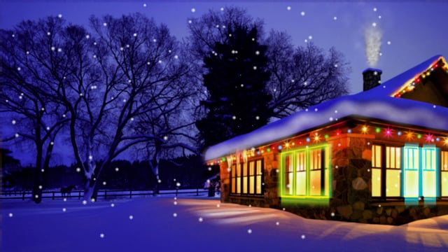 House Snow Christmas Free Stock Video - Pixabay