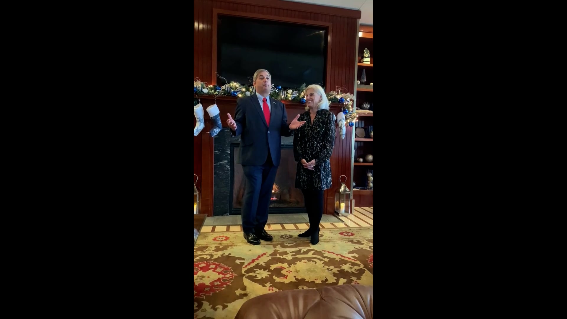 Senator Bruce Tarr with Sheree O'Reilly from the Beauport Hotel on Vimeo
