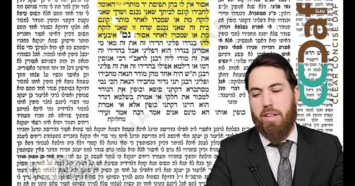 R' Avi Slansky | Nedarim 46 [12.10] - Daf Yomi Clear & Concise