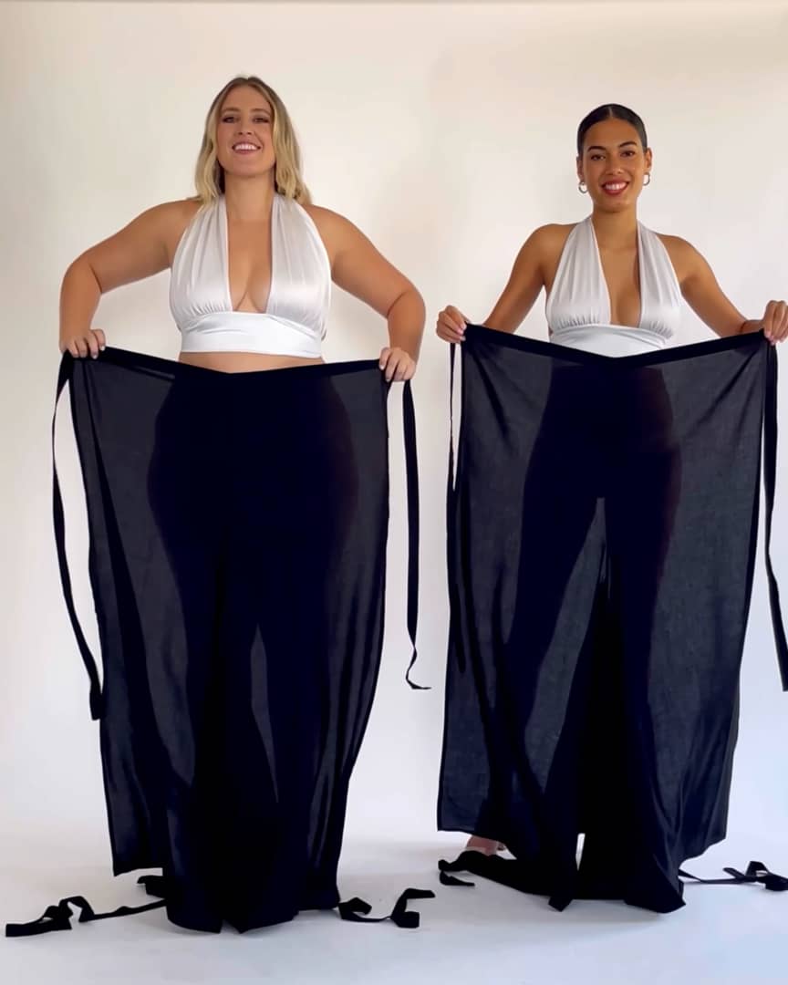 Pant to Jumpsuit Split Black Tie Tall on Vimeo