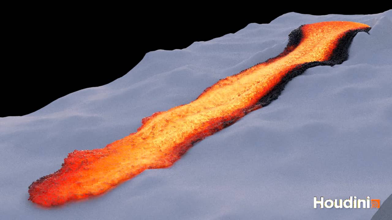 Houdini 18 Lava Generation v01 on Vimeo