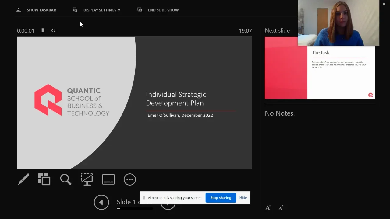 Quantic ISDP presentation on Vimeo