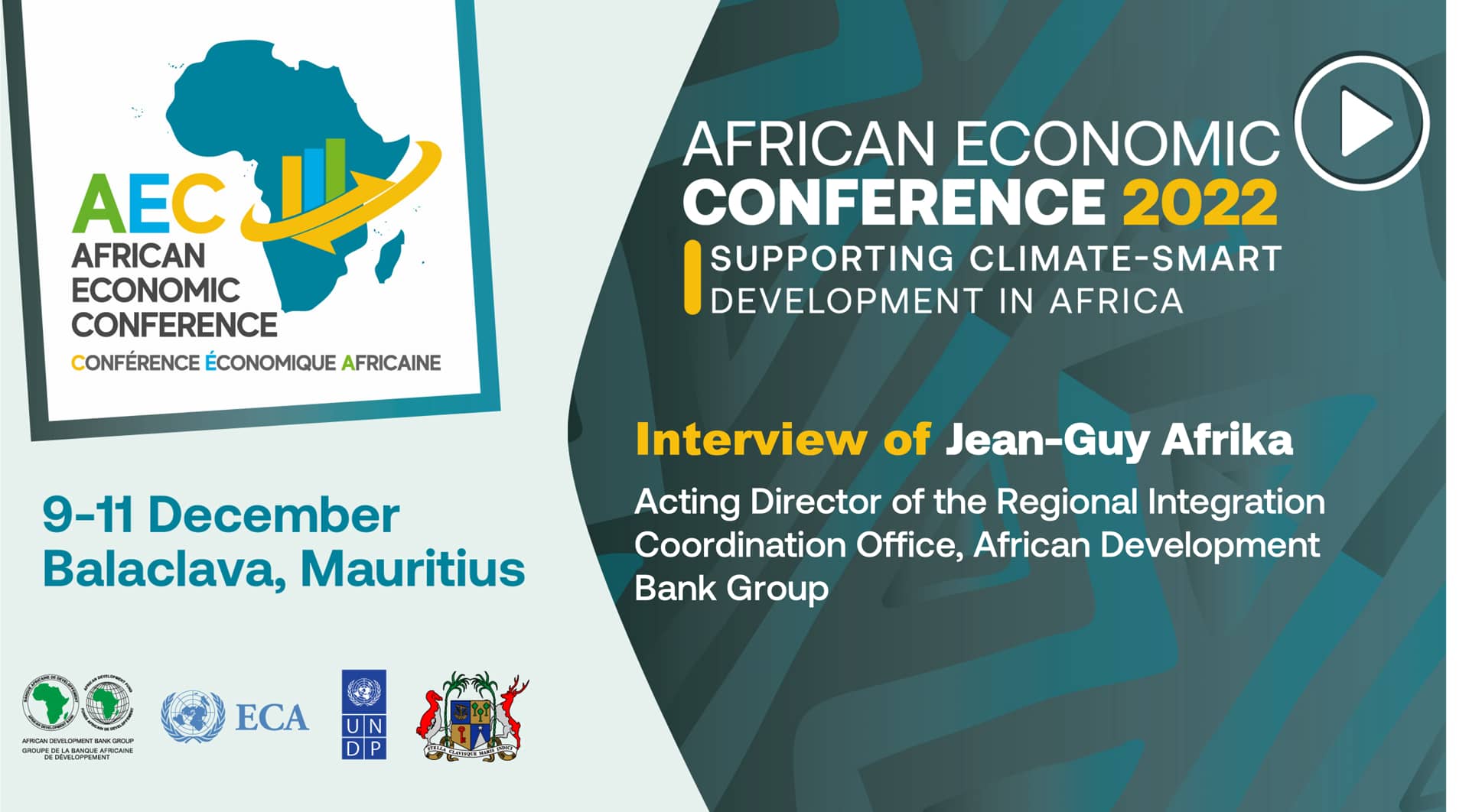 AEC 2022 : Interview de Jean-Guy Afrika, Acting Director of the ...