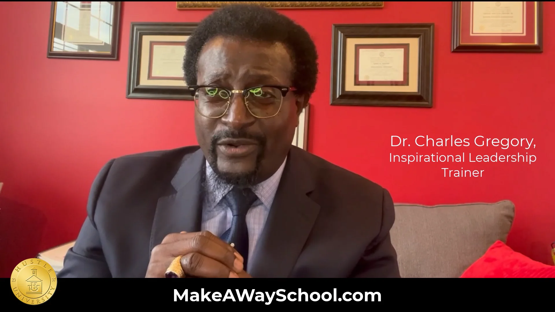 Dr Gregory- inspirational leadership trainer on Vimeo