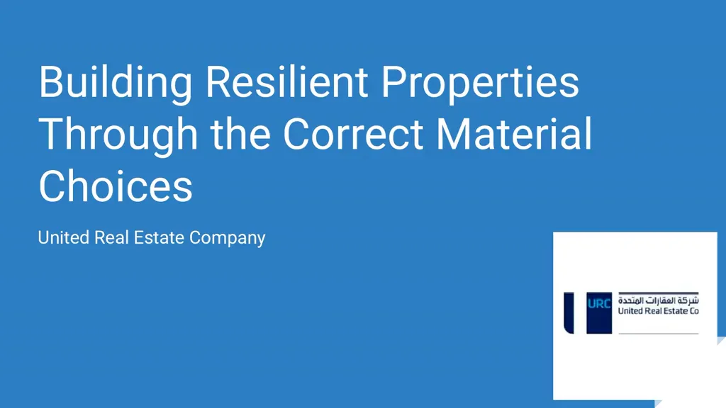 Building Resilient Properties Through the Correct Material Choices.mp4 ...
