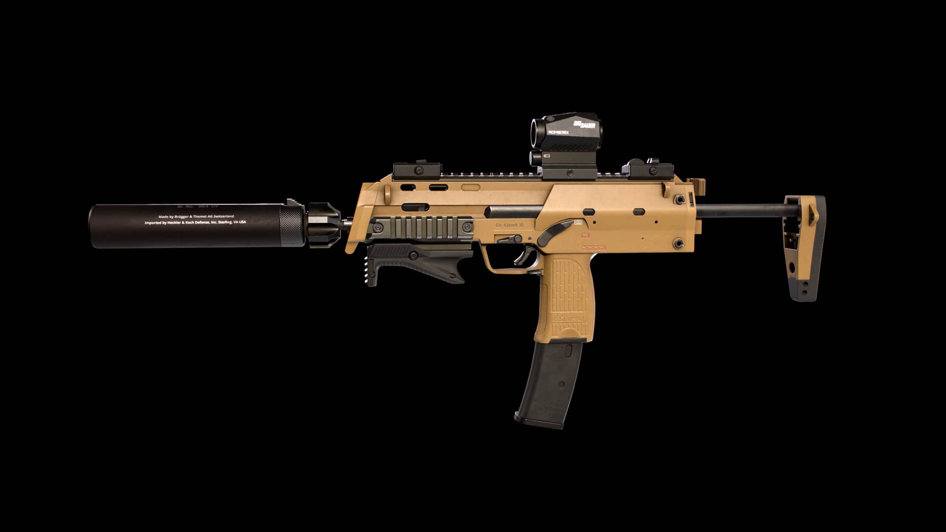 3D Low poly model_HK MP7A2_preview1.mp4 on Vimeo