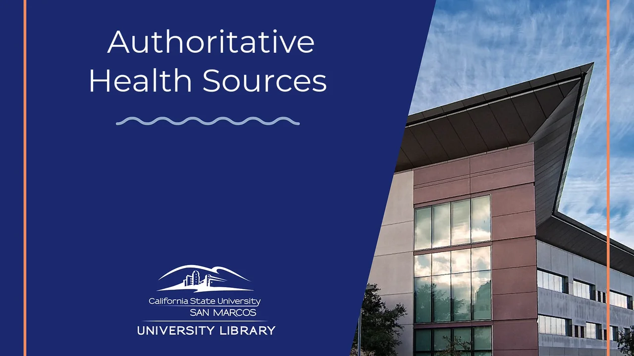 Authoritative Health Sources