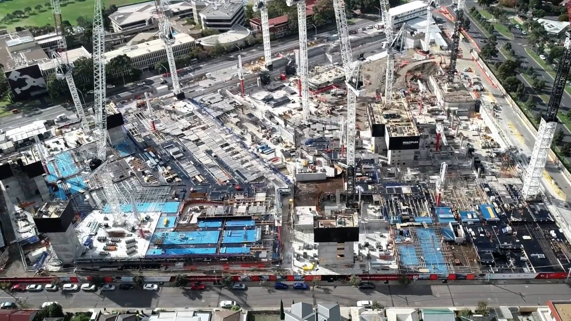 New Footscray Hospital construction recap 2022 on Vimeo