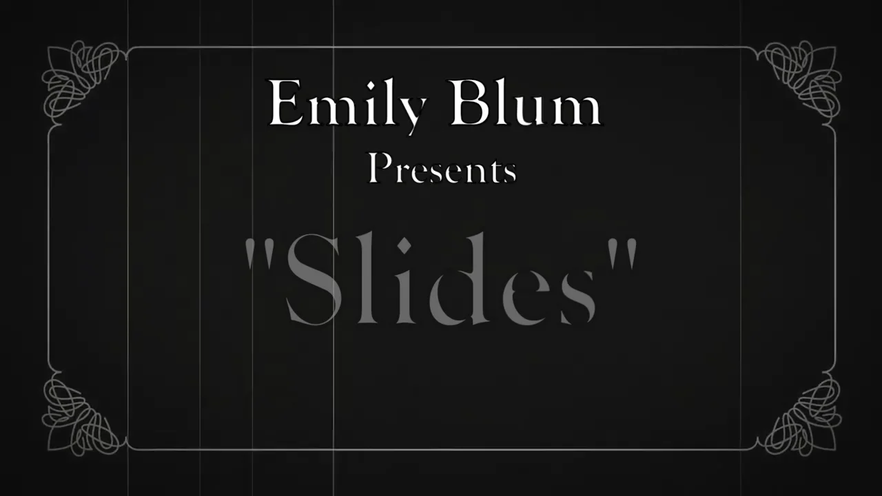 ACP Experimental Final ~ "Slides" ~ Emily Blum.mov on Vimeo
