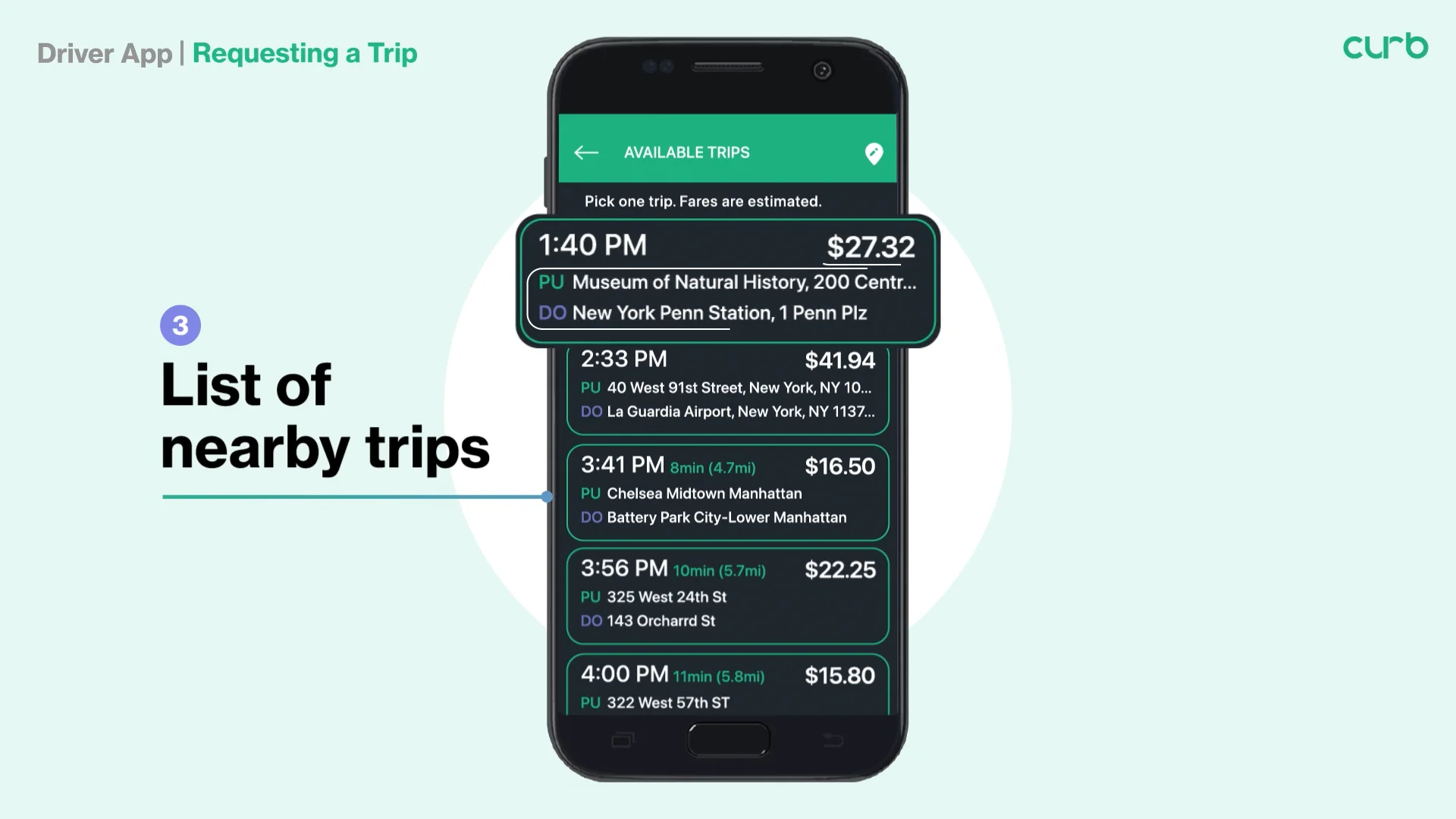 Curb Driver App: Request a Trip on Vimeo