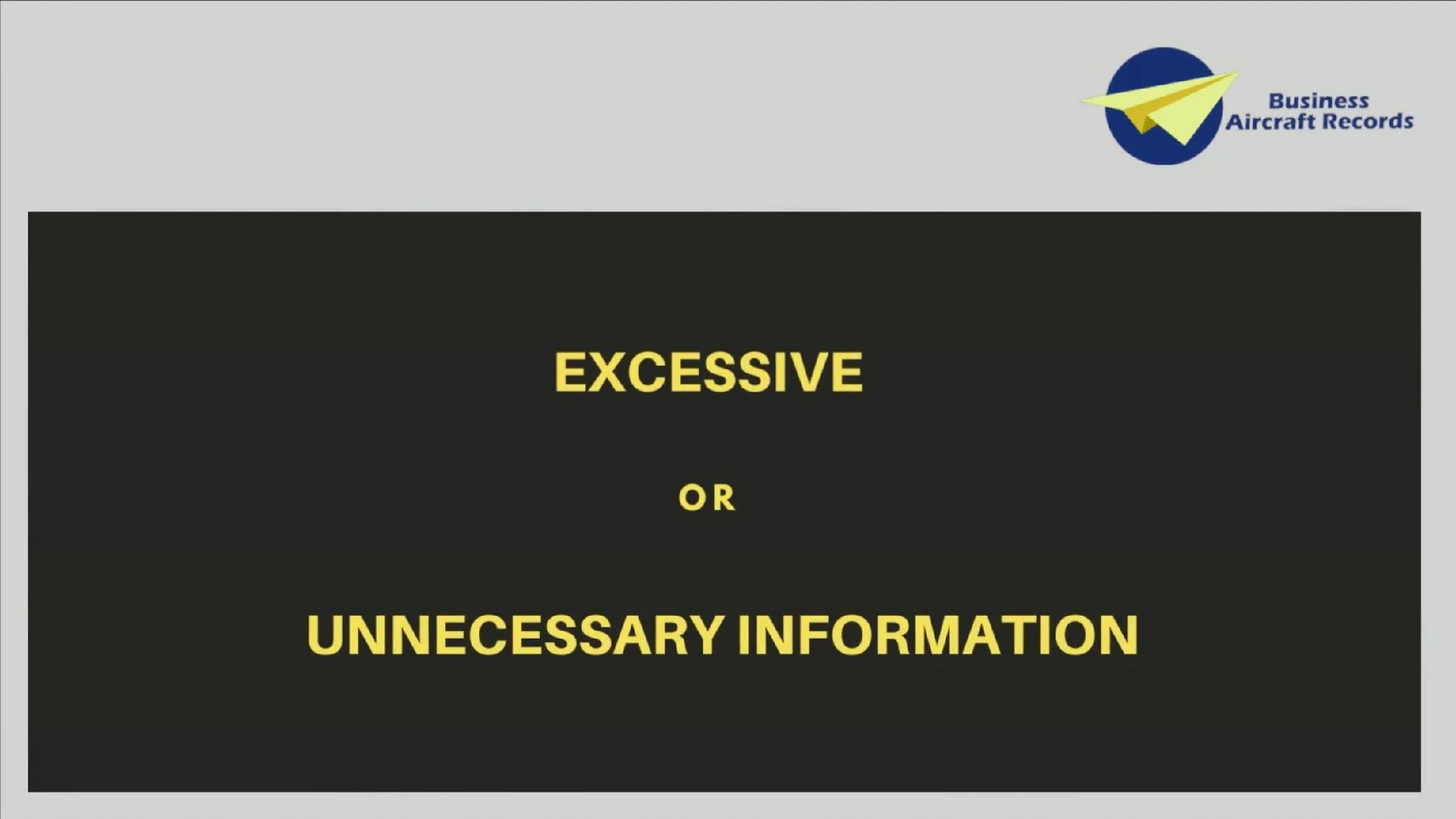 Excessive or Unnecessary Information on Vimeo