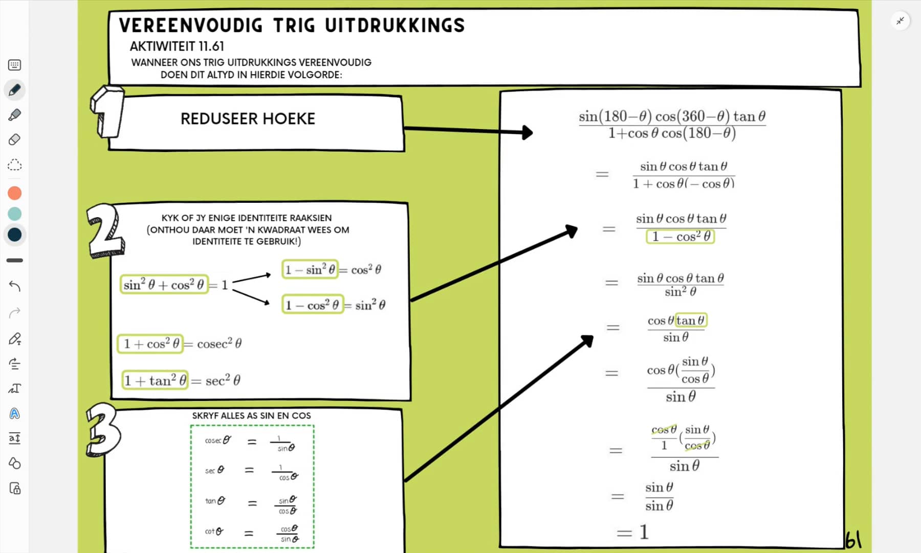 Vereenvoudig trig uitdrukkings on Vimeo