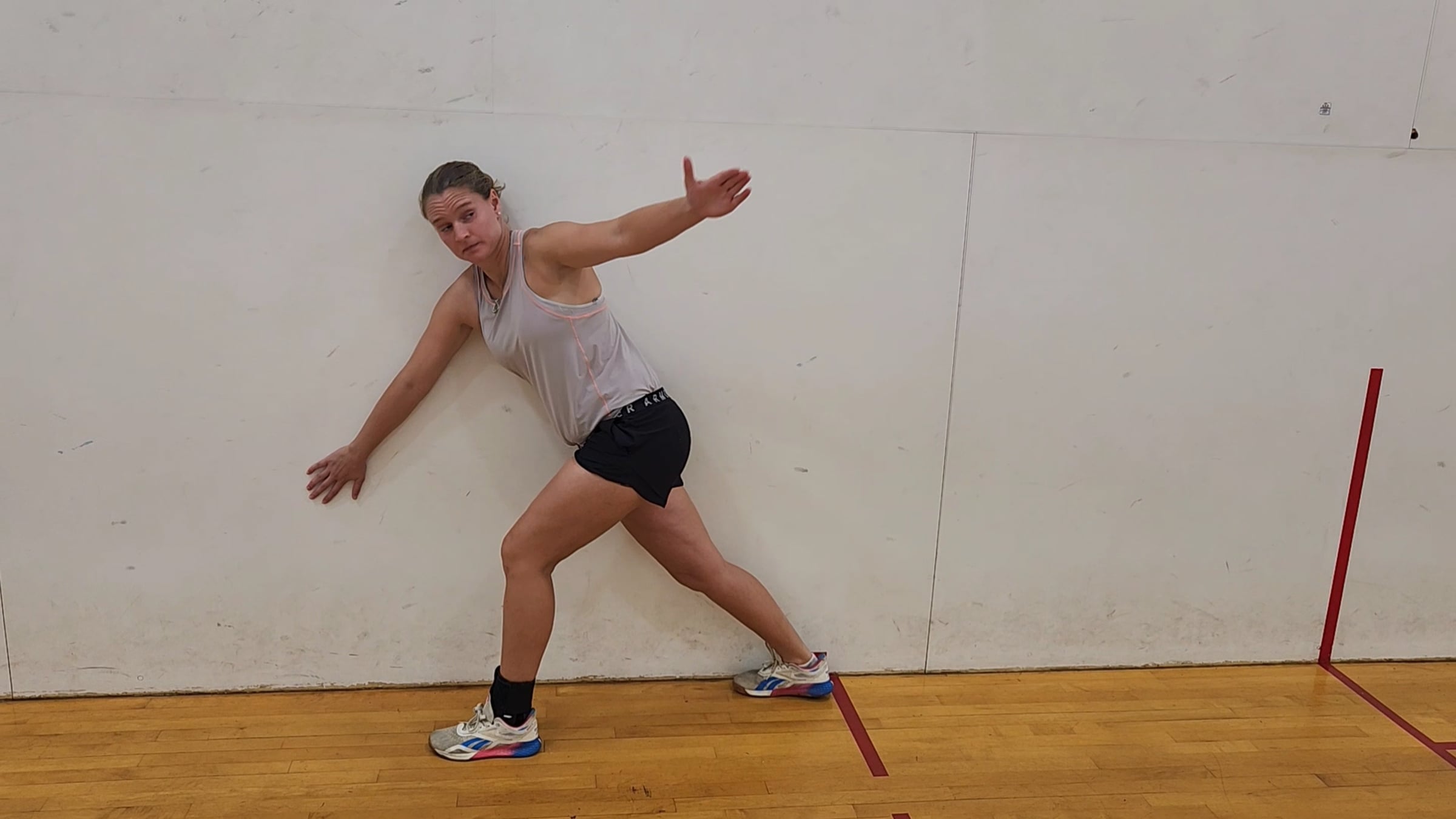 Wall hip IR rotations