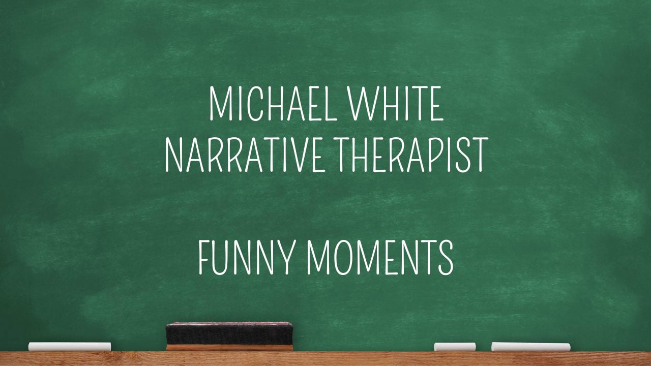 Michael White, Narrative Therapist: Funny Moments on Vimeo