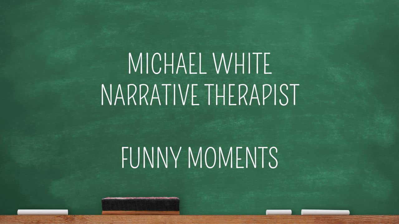 Michael White, Narrative Therapist: Funny Moments on Vimeo