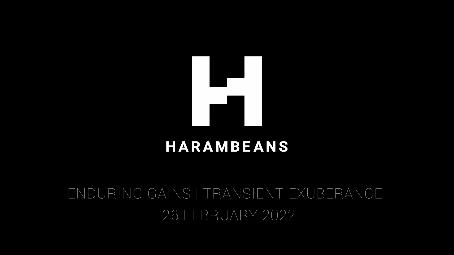 ENDURING GAINS TRANSIENT EXUBERANCE.mov on Vimeo