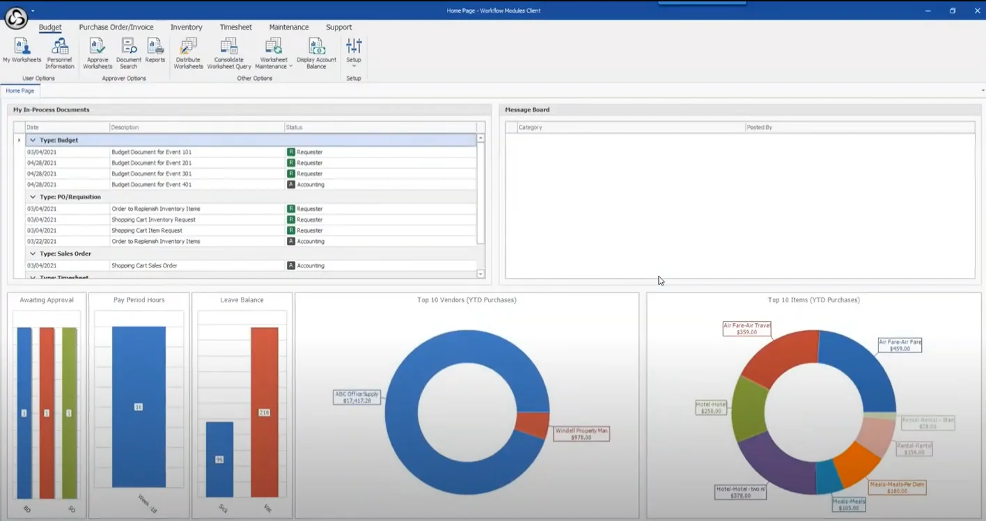 Microix Budget Module for MIP Fund Accounting Recorded Demonstration