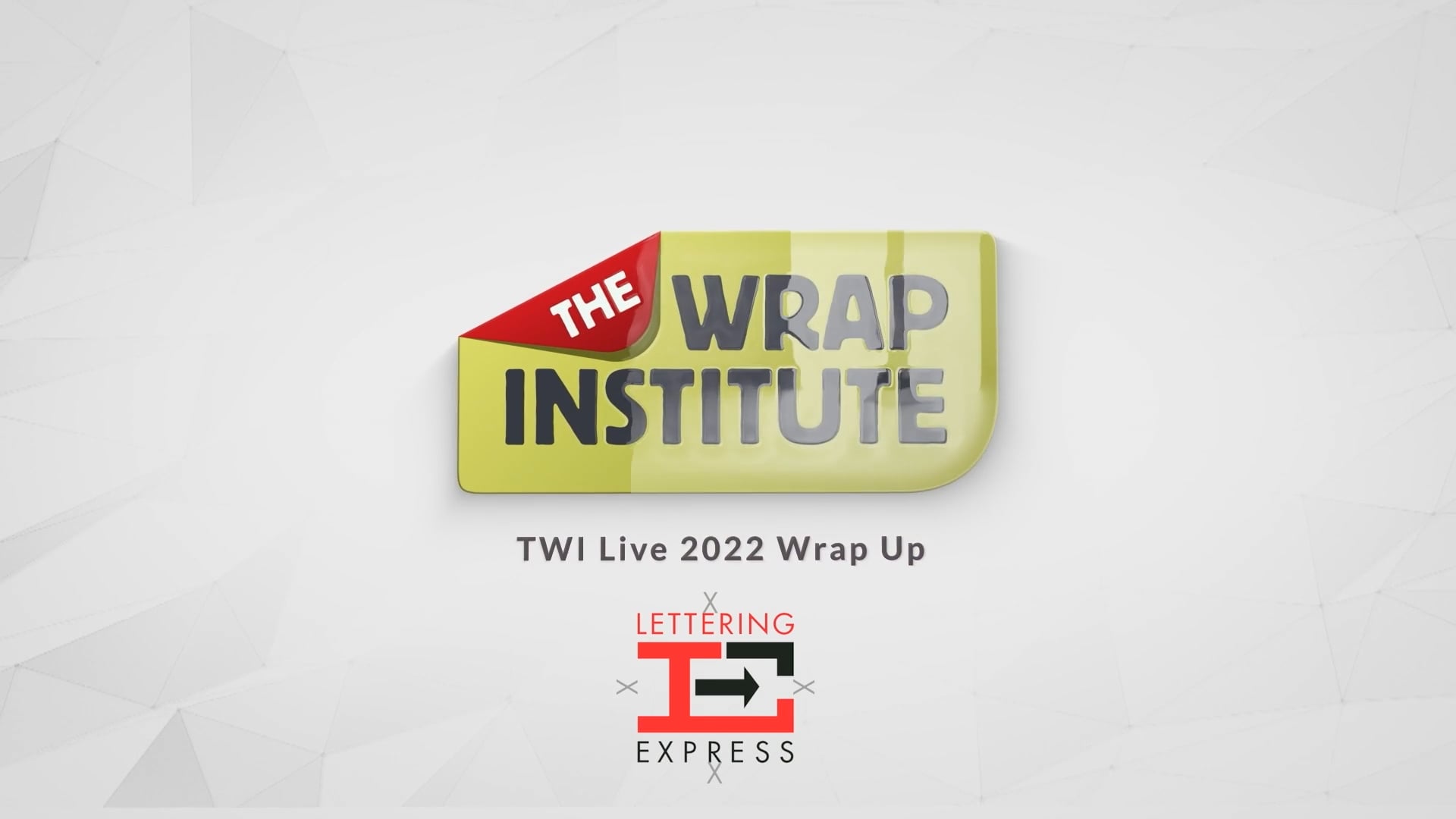 TWI Live - 3 Questions for Charlie Trujillo from Lettering Express — The Wrap Institute