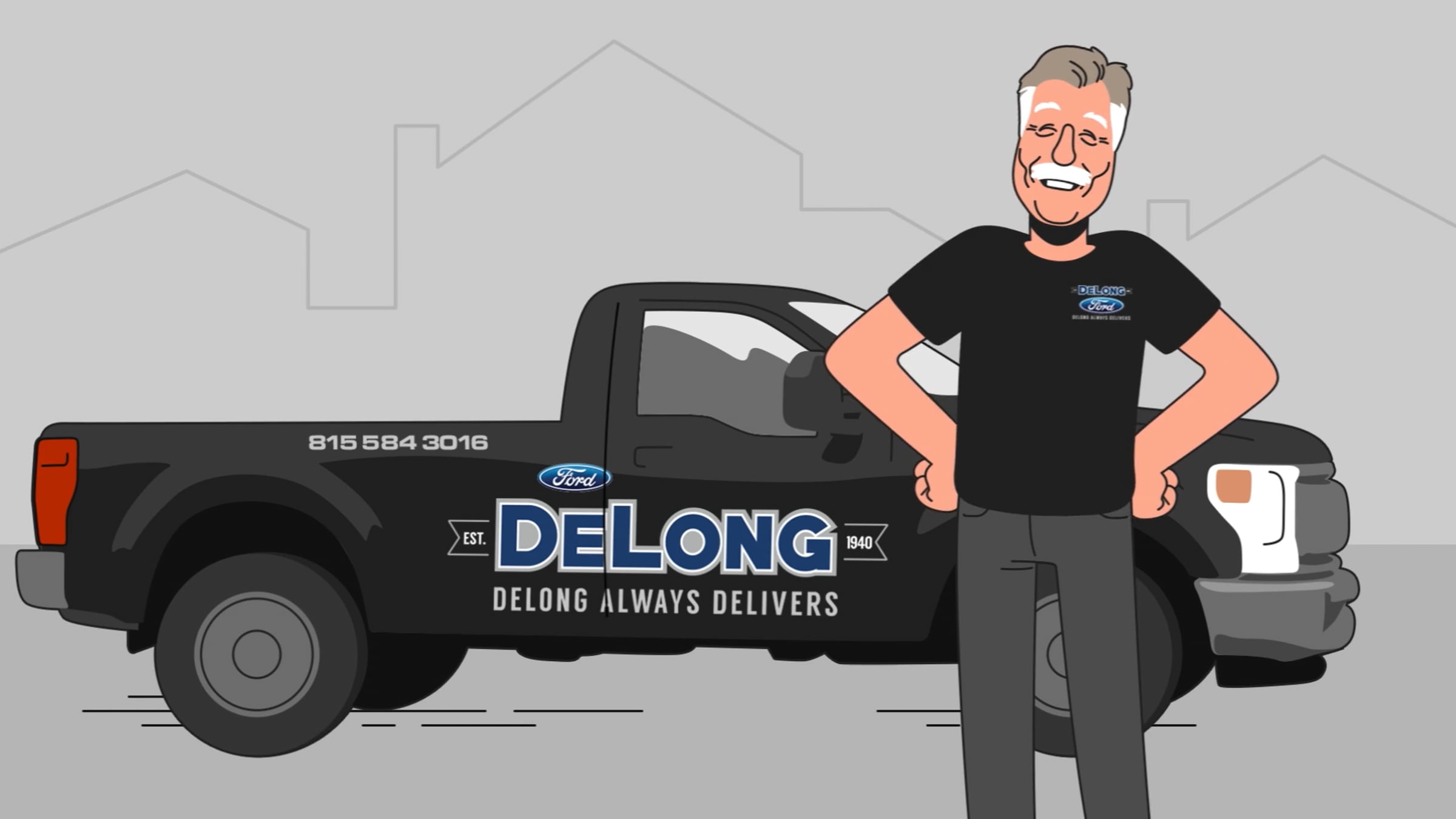DeLong Ford- Auto Dealership Animated Commercial