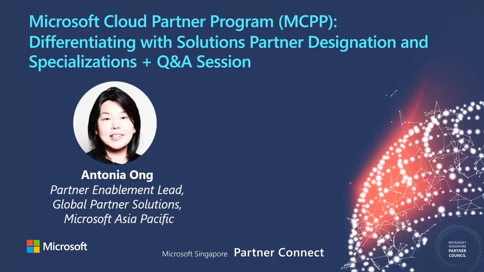 SG Partner Connect | Microsoft Cloud Partner Program (MCPP) on Vimeo