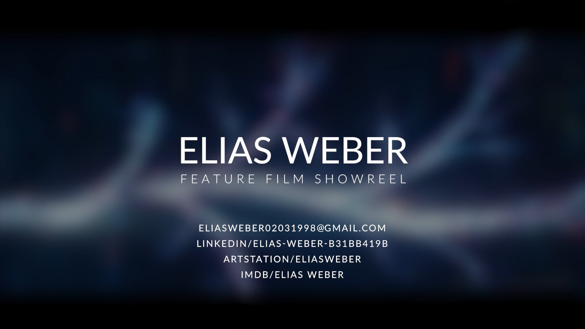 Elias Weber | Feature Film Showreel | 2021 on Vimeo