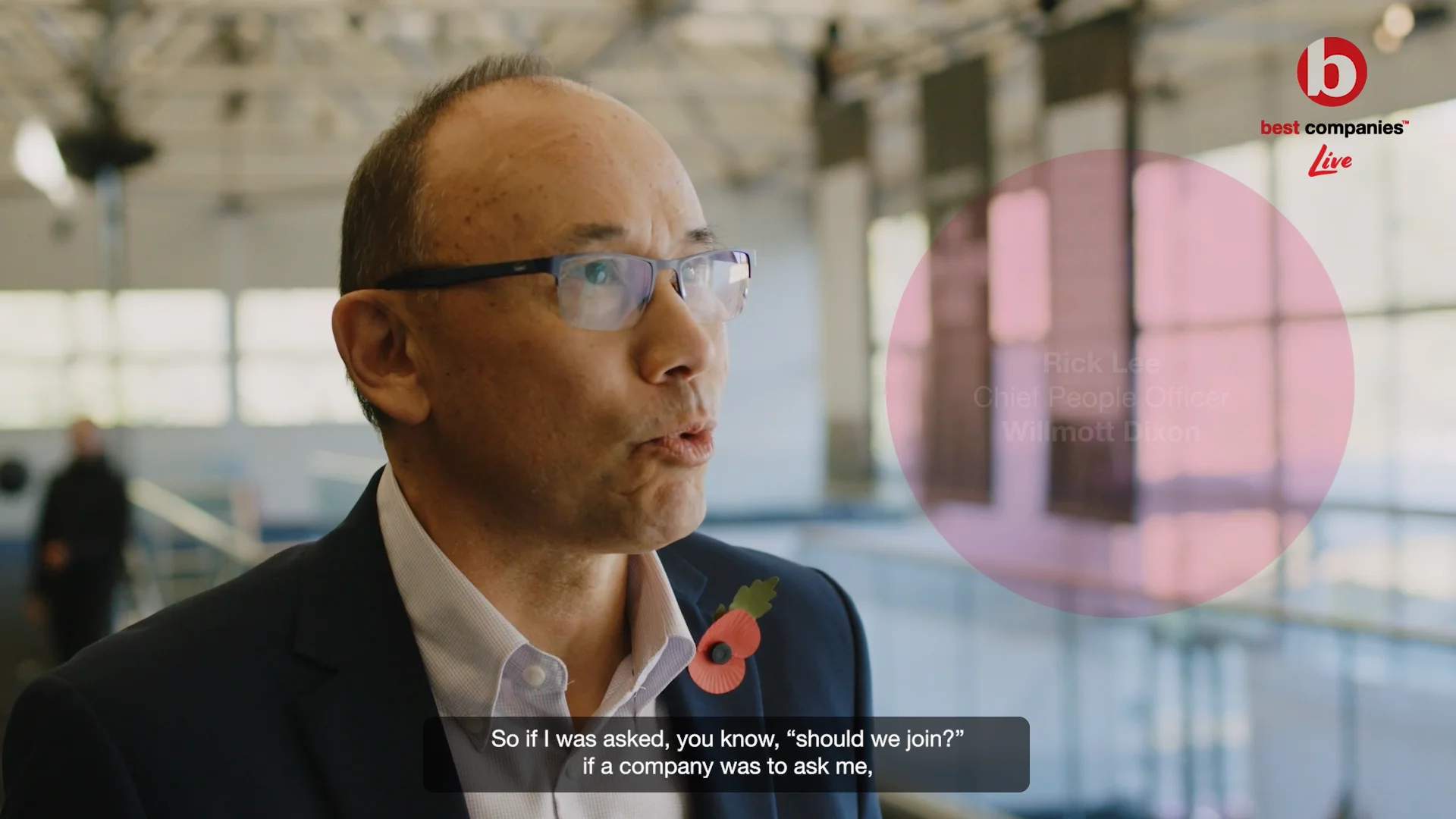 BC Live Q4 2022 Voxpop_Willmott Dixon_Rick Lee_Joining BC on Vimeo
