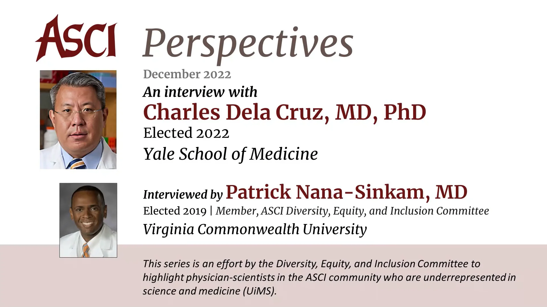 ASCI Perspectives: Charles Dela Cruz - full interview (Dec 2022) on Vimeo