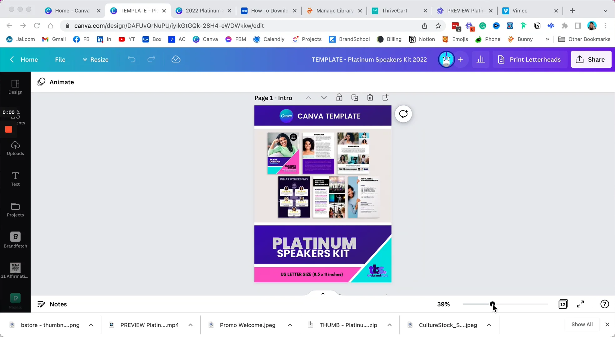 Editing Your Canva Template on Vimeo