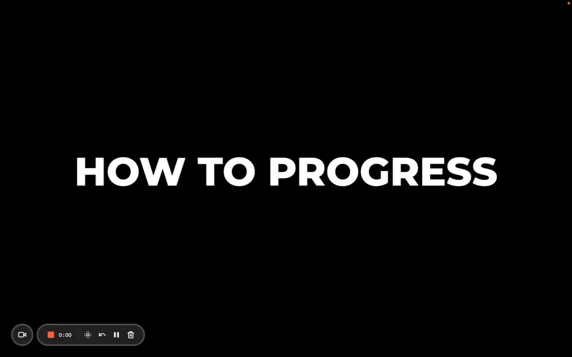 How To Progress on Vimeo