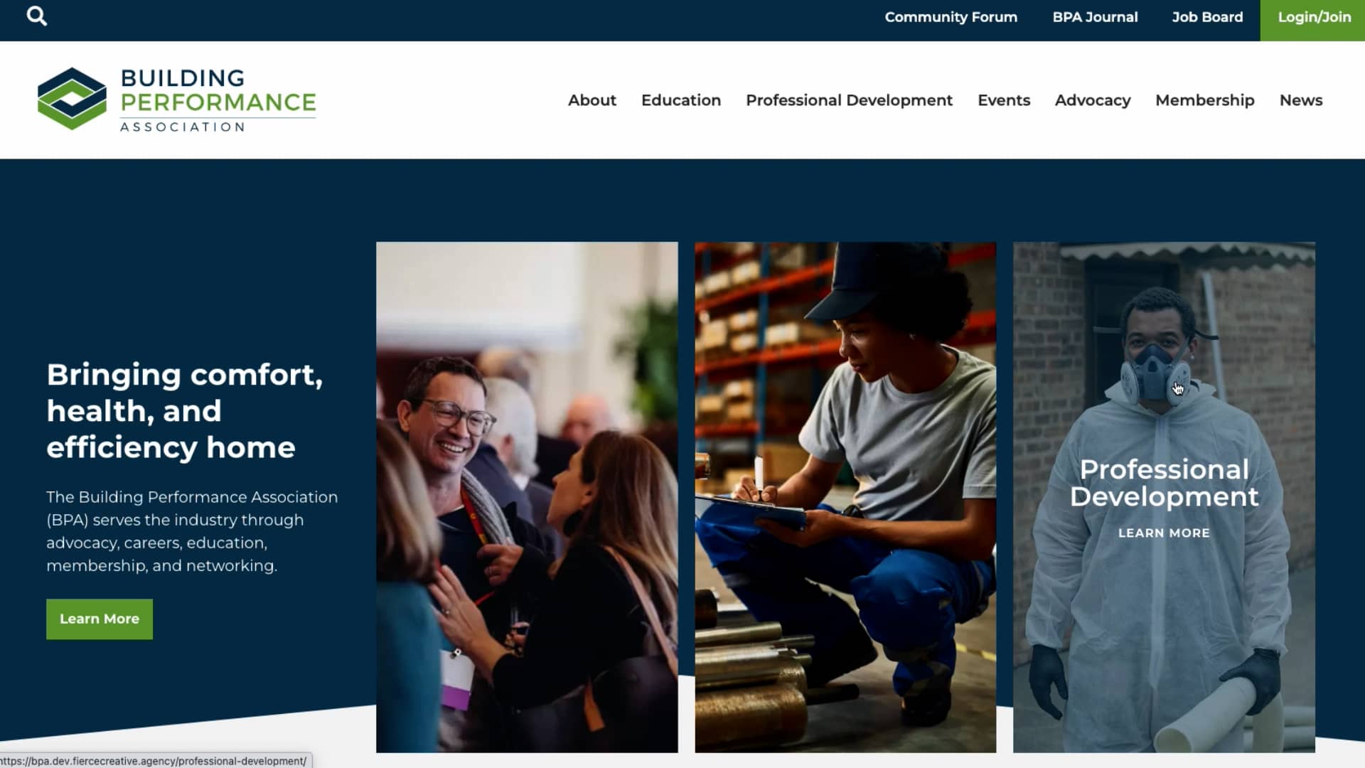BPA Website - Member Preview on Vimeo