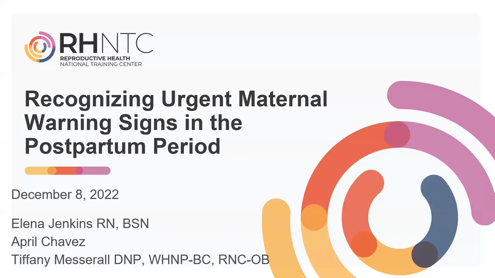 Recognizing Urgent Maternal Warning Signs in the Postpartum Period: 12 ...